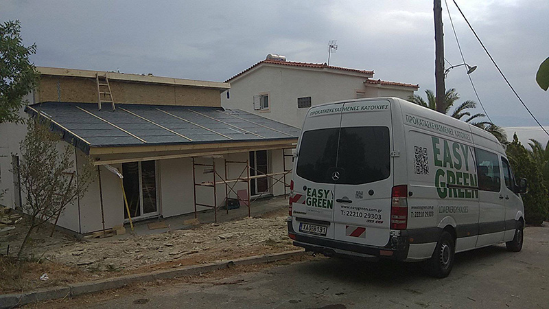 ΙΣΟΓΕΙΑ ΠΡΟΚΑΤΑΣΚΕΥΑΣΜΕΝΗ ΚΑΤΟΙΚΙΑ ΣΤΟ ΜΑΡΜΑΡΙ ΕΥΒΟΙΑΣ | EASYGREEN